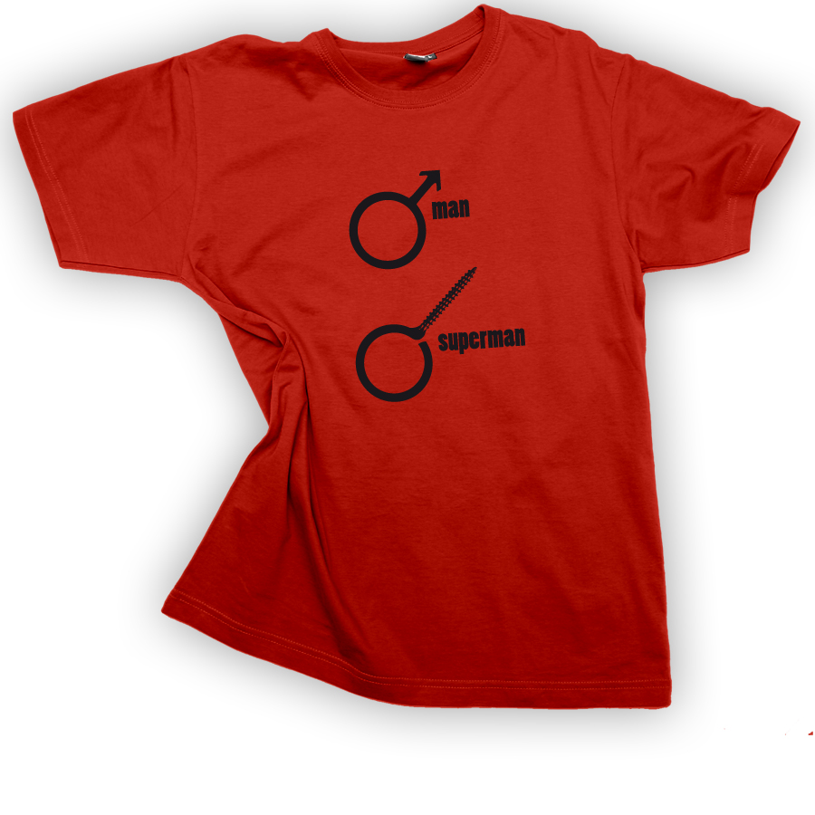 Man superman - tričko | Trikonoš - trika z hor